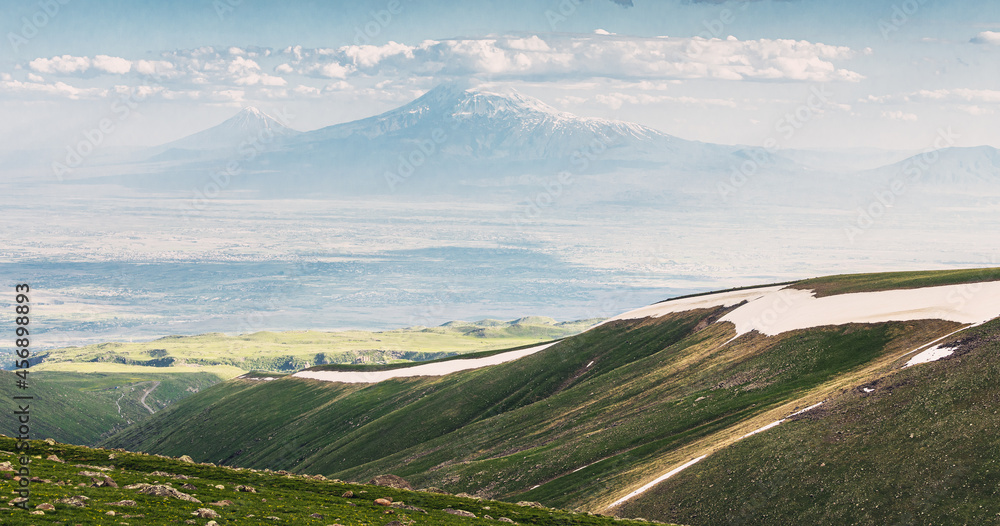 Foto de Spectacular and dramatic panoramic view of the famous biblical ...