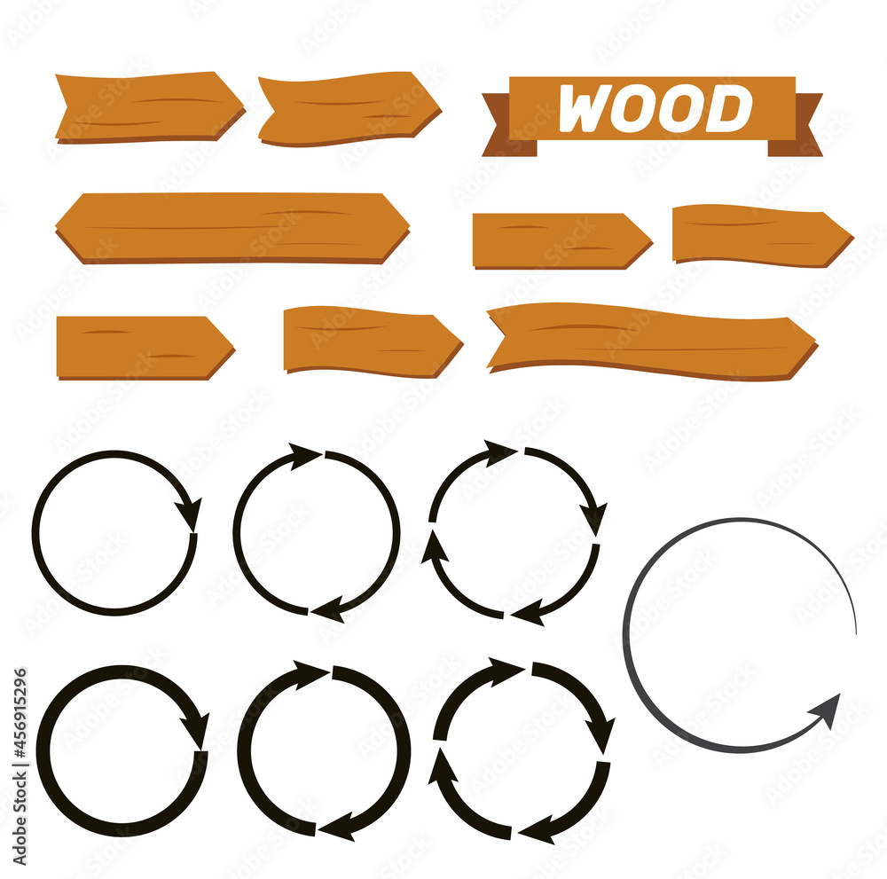 Rotating, circular, cyclic arrows. Recurrence sign. Flip over or turn ...