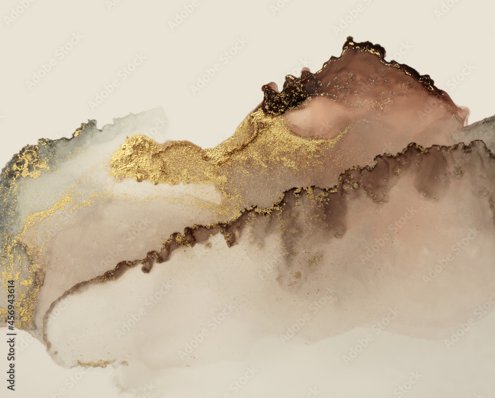 Abstract Watercolor Ink