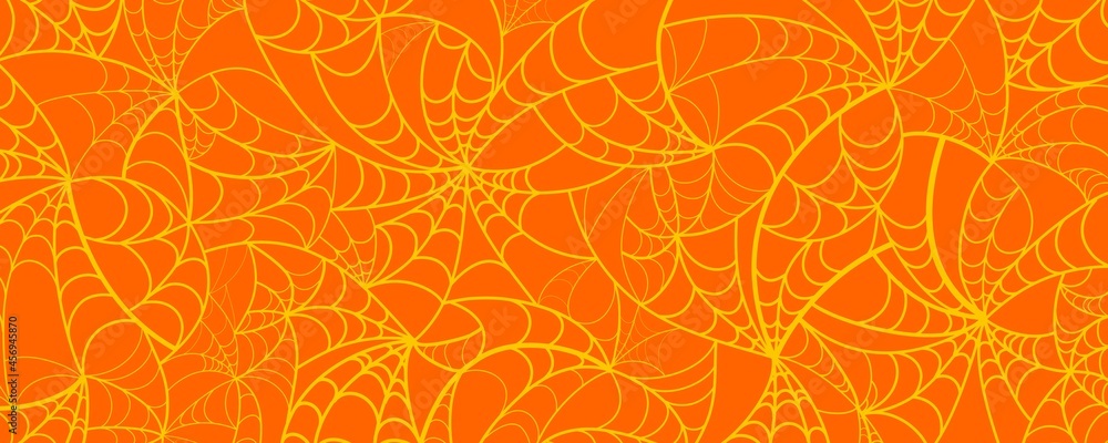 abstract orange background, spider web pattern, halloween background ...