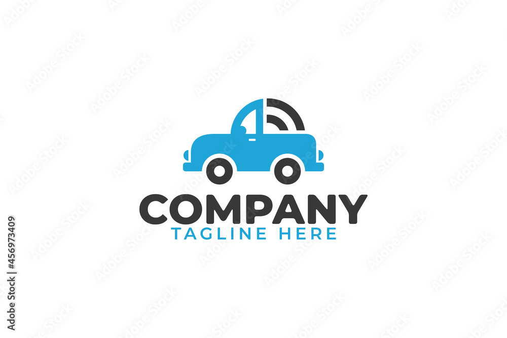 Vetor de smart car logo vector graphic with a combination of a car anda ...