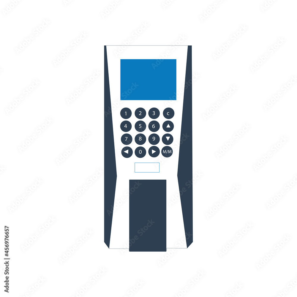Electric digital door access control icon. Simple editable eps vector ...