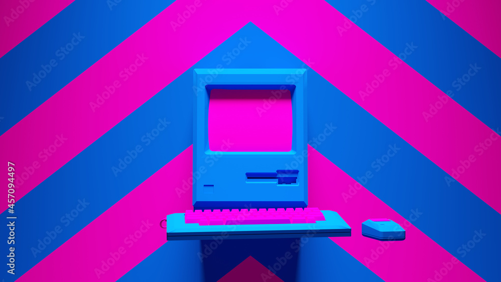 Pink Chevron Computer Background