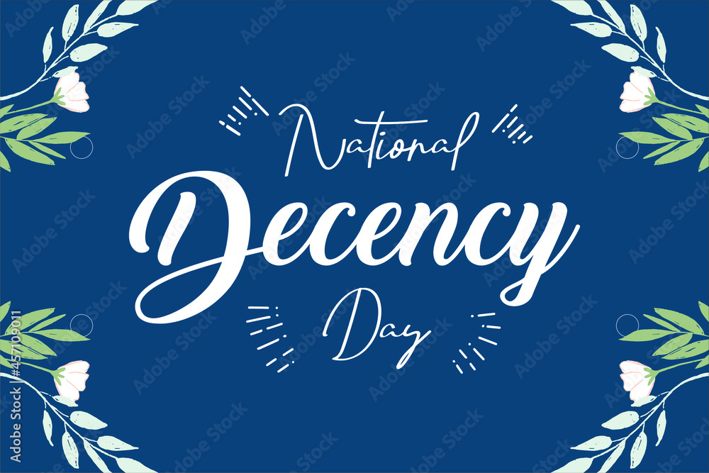 National Decency Day 2024 Theme - Rene Vallie National Decency Day 2024 Theme - Rene Vallie