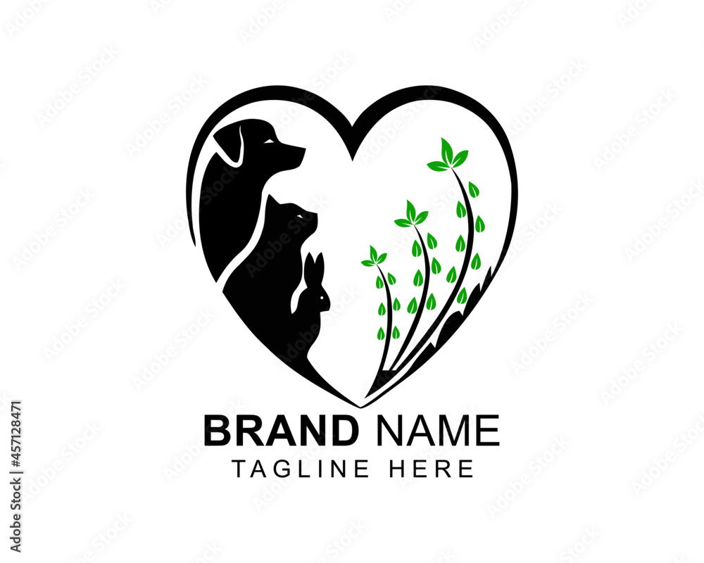 Simple and modern pet logos template design for any business. Stock ...