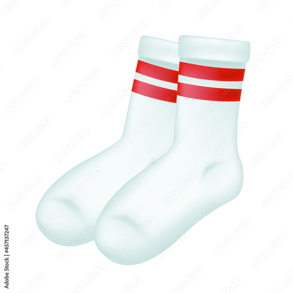 Socks Emoji Icon Illustration Sign. Footwear Vector Symbol Emoticon ...