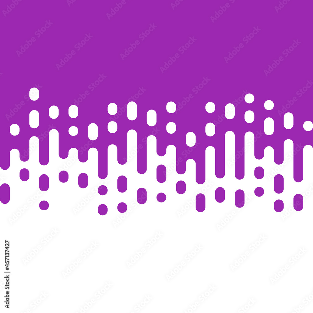 Abstract seamless vector transition of two colors. Rounded lines ...