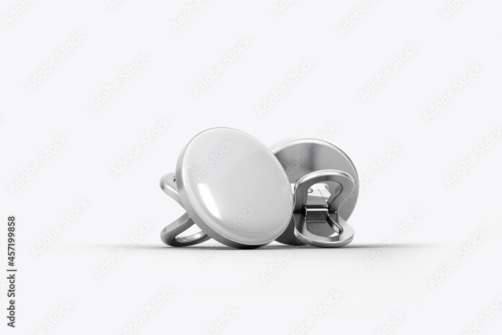 Lapel badge mockup. 3d rendering Stock Illustration | Adobe Stock