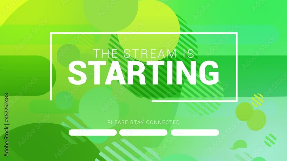 The Stream is Starting. Streaming Panel, Design. Stream Overlay for ...