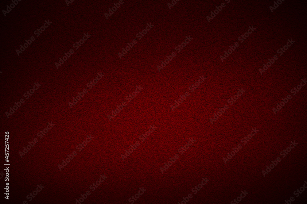 Elegant dark red background with black shadow border and old vintage ...