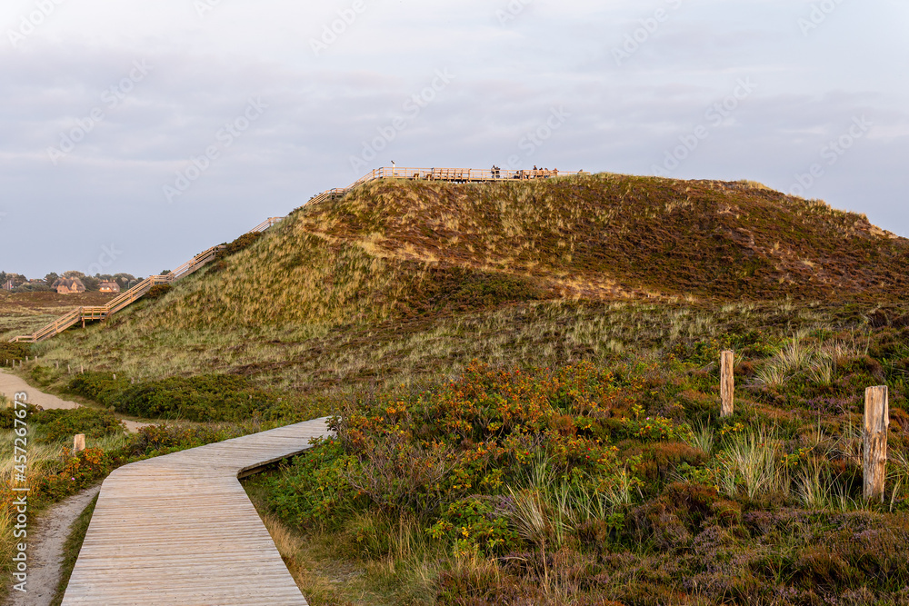 Uwe-Düne - highest elevation on the island Sylt (Germany). Stock Photo ...