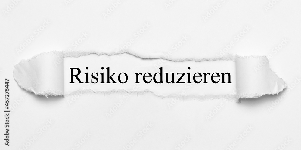 Risiko reduzieren Stock Photo | Adobe Stock