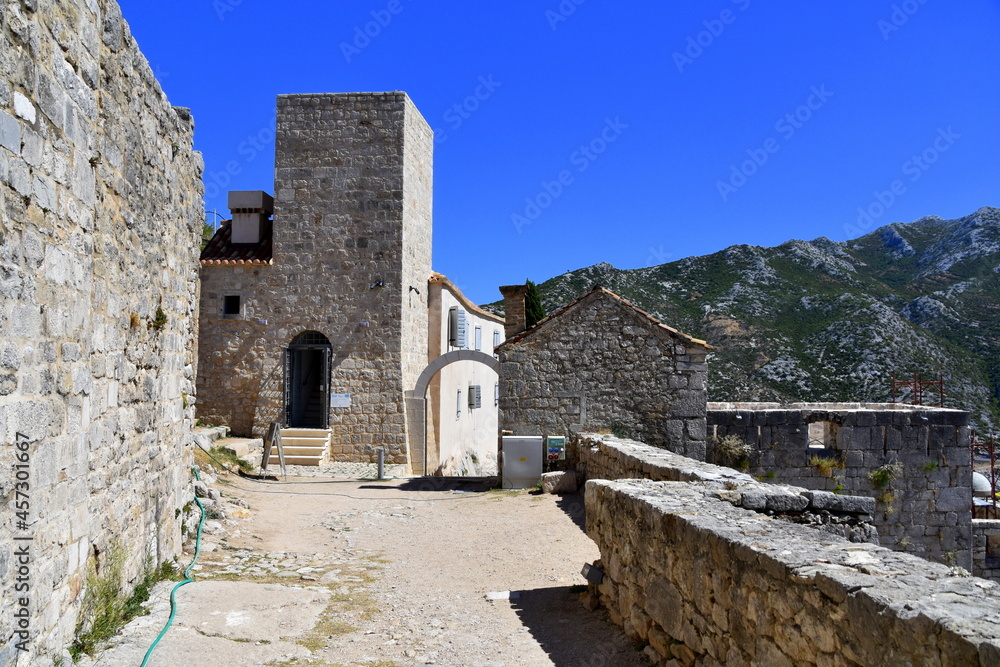 Klis Fortress, located near Split in Croatia, has existed since the ...