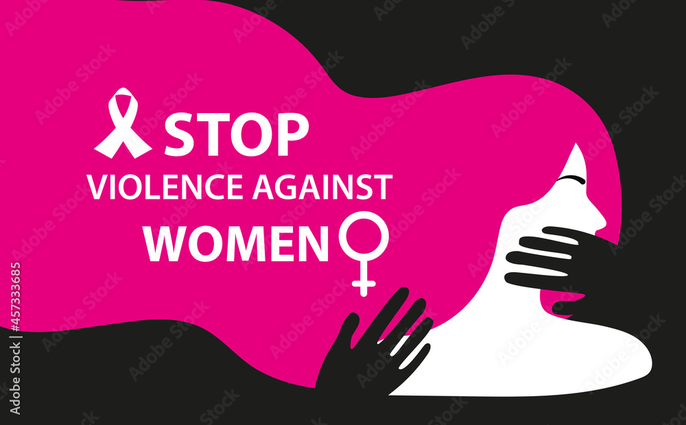 International day for the elimination of violence against women. Woman ...