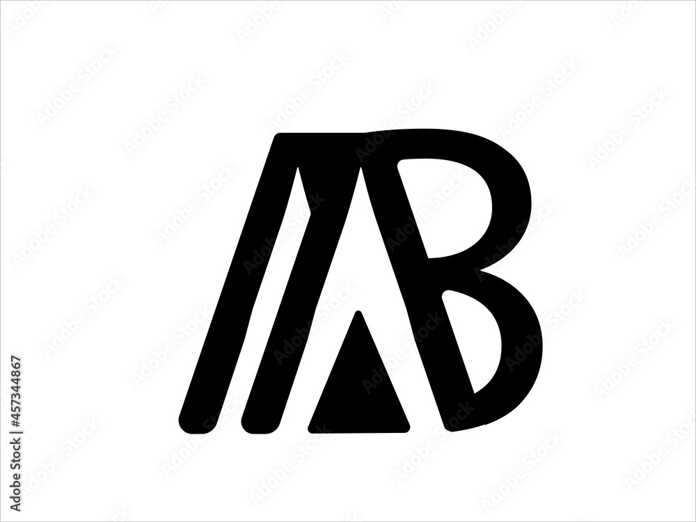 AB LOGO Stock Illustration | Adobe Stock
