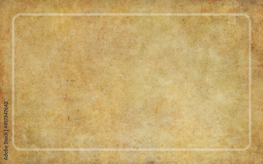 Old paper background vector illustration with aged texture. Template ...