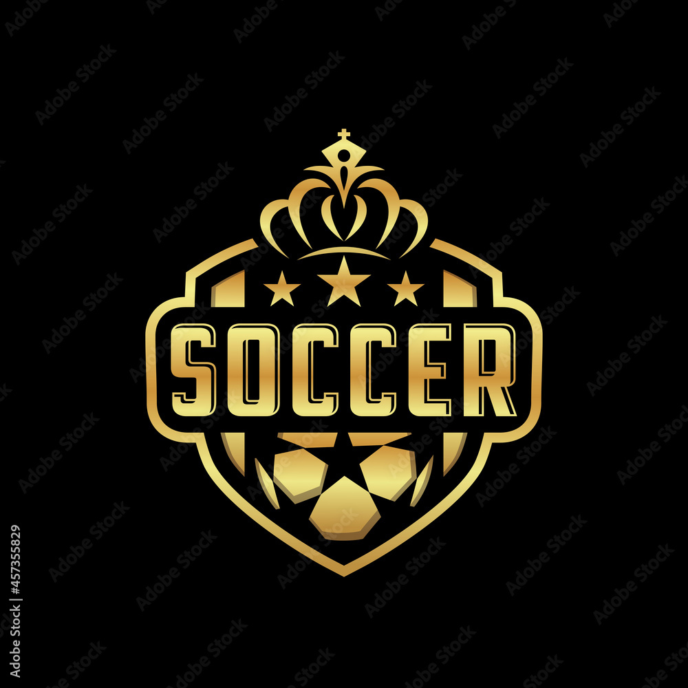 Soccer, Football Club Logo Design Stock Vector | Adobe Stock