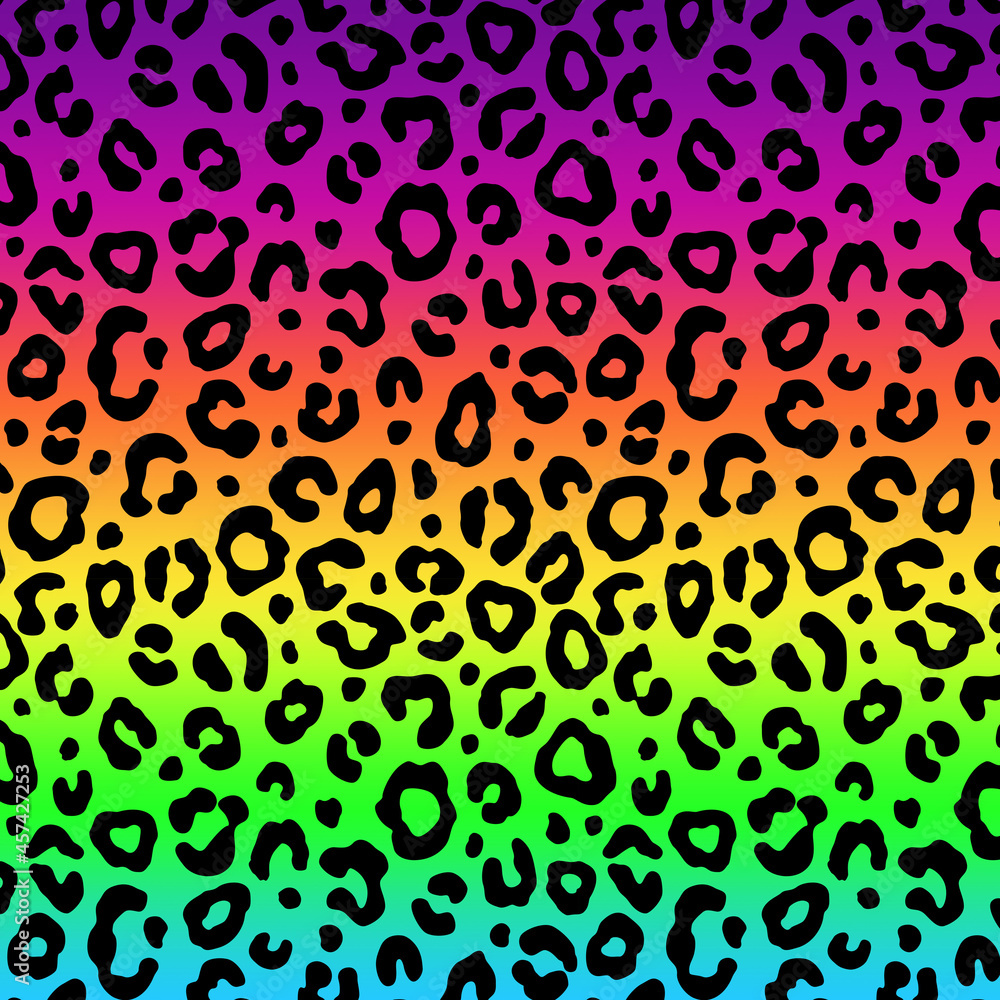 Rainbow Cheetah Print Wallpapers