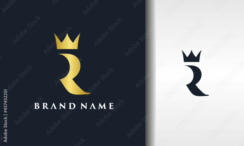 letter R royal crown logo Stock Vector | Adobe Stock letter R royal crown logo Stock Vector | Adobe Stock