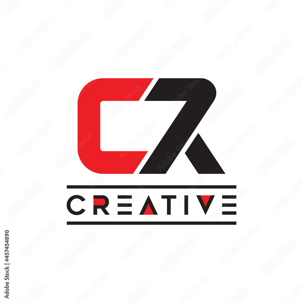 cr7 creative modern minimalist abstract logo electronic digital ...