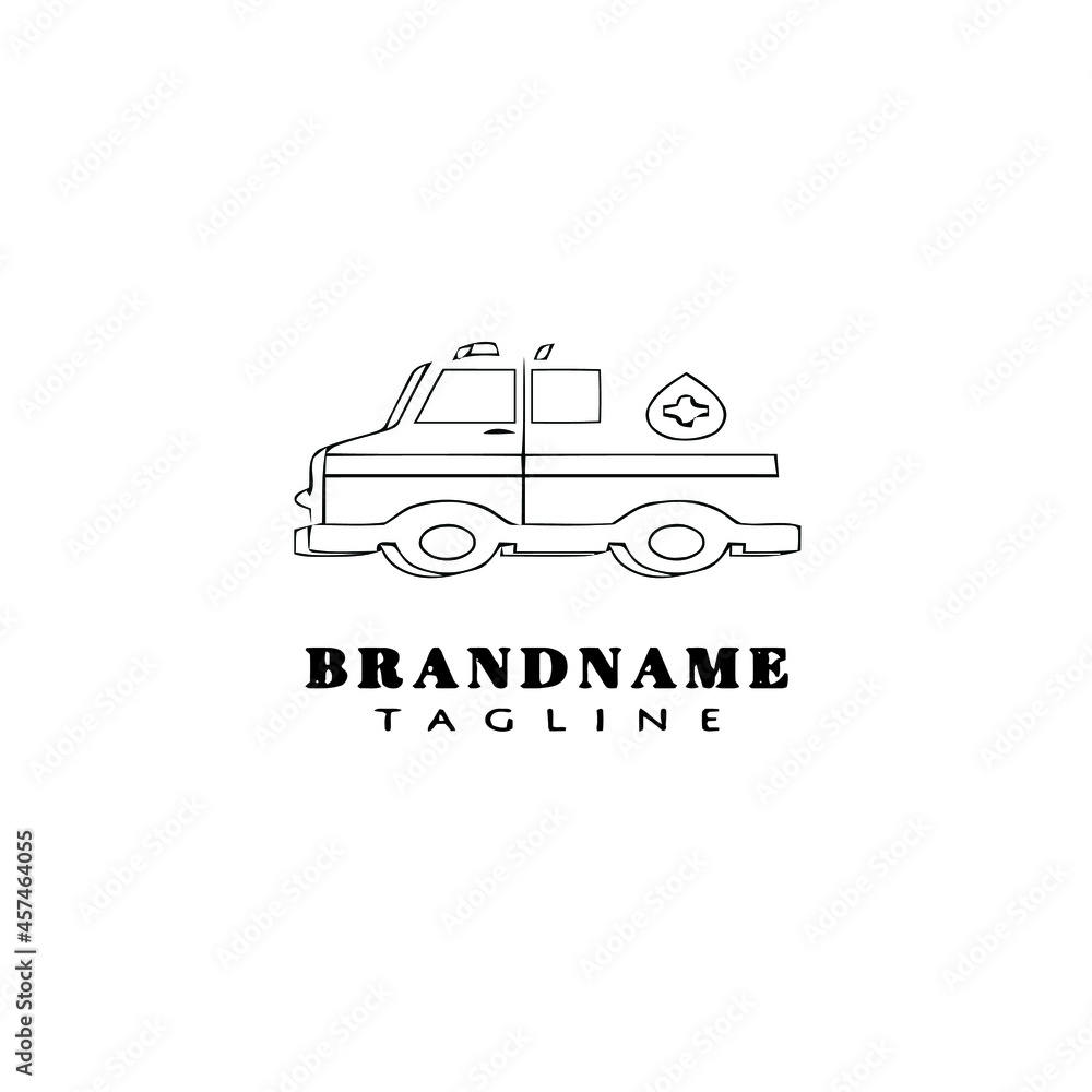 blood drive transportation logo cartoon icon design template black ...