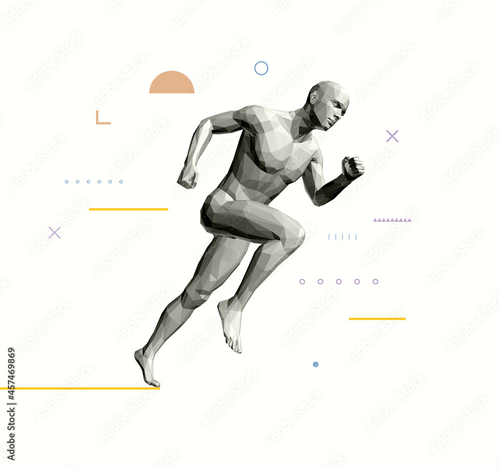 3d Human Running