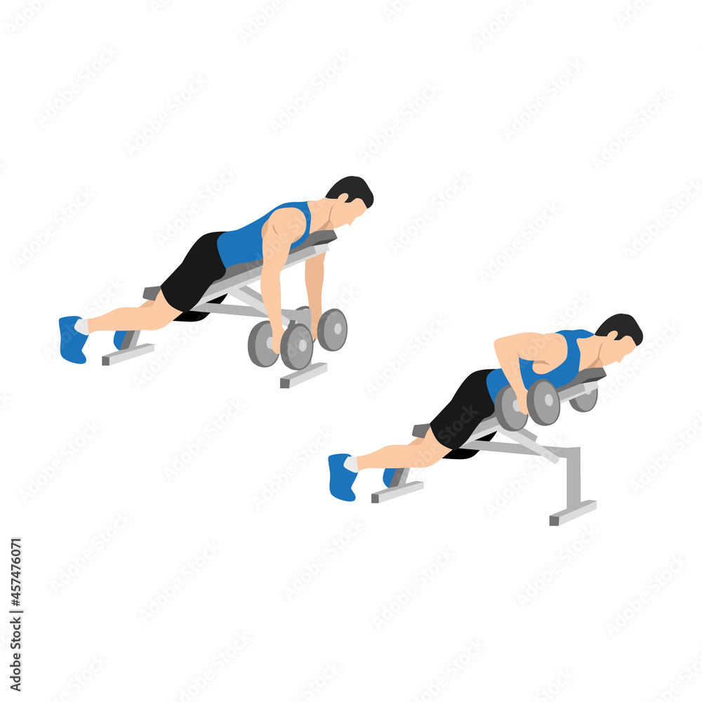 Incline Dumbbell Row