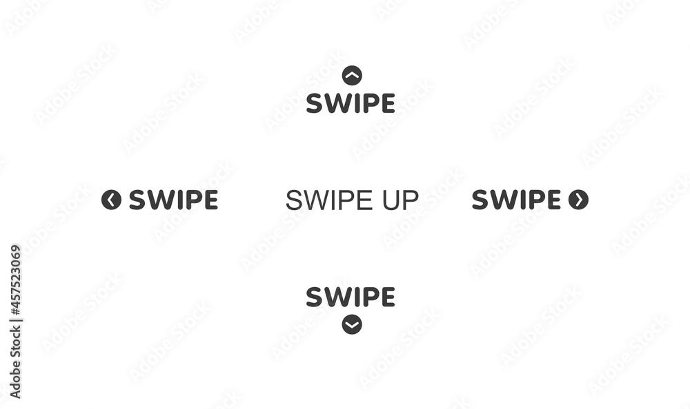 Quick access button for social media. Scroll arrows and web icons for ...