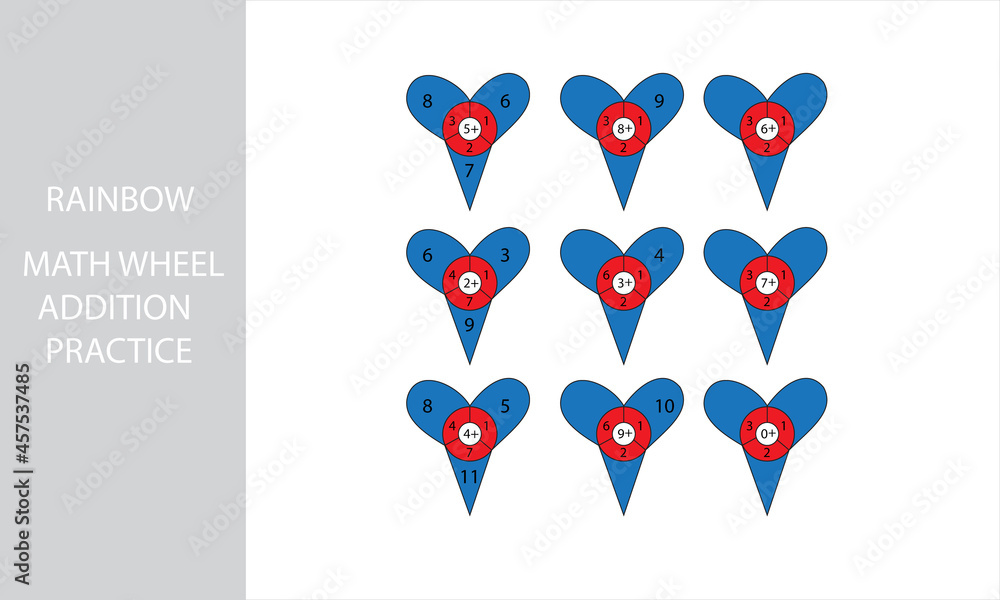 Math, math wheel addition, Educational clip art, addition, subtraction ...