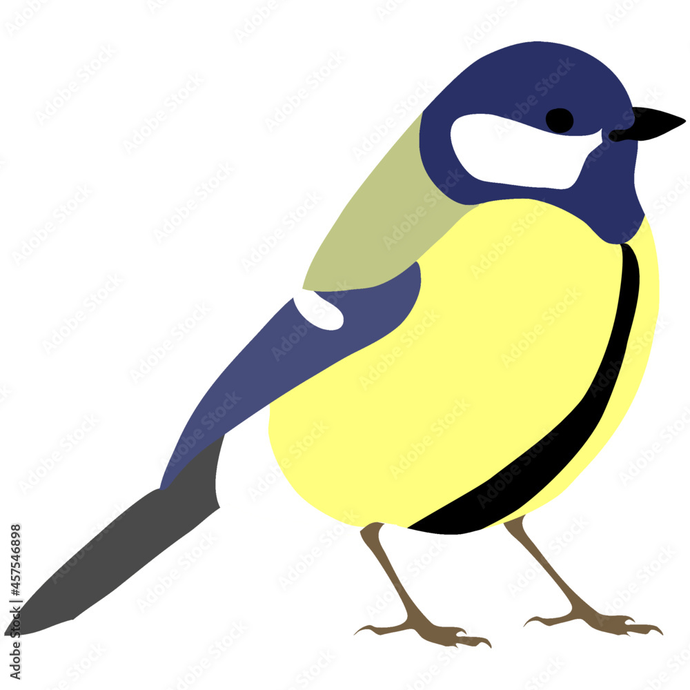 Cute, minimal style cartoon vector graphic illustration of a little ...