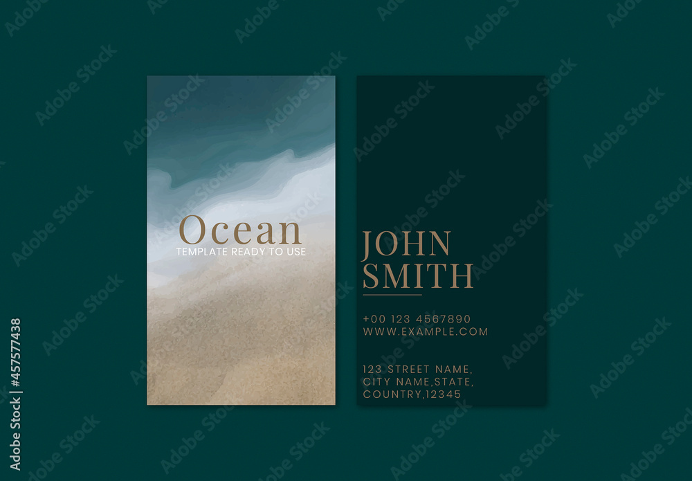 Name Card Editable Layout Stock Template | Adobe Stock