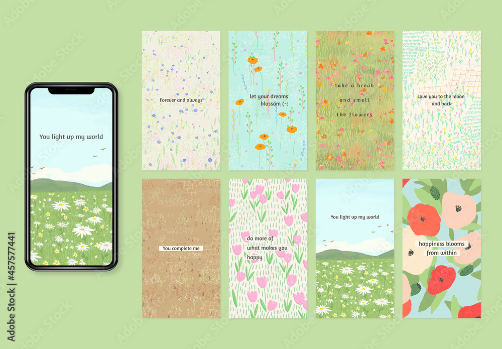 Inspirational Quote Editable Layout Stock Template | Adobe Stock