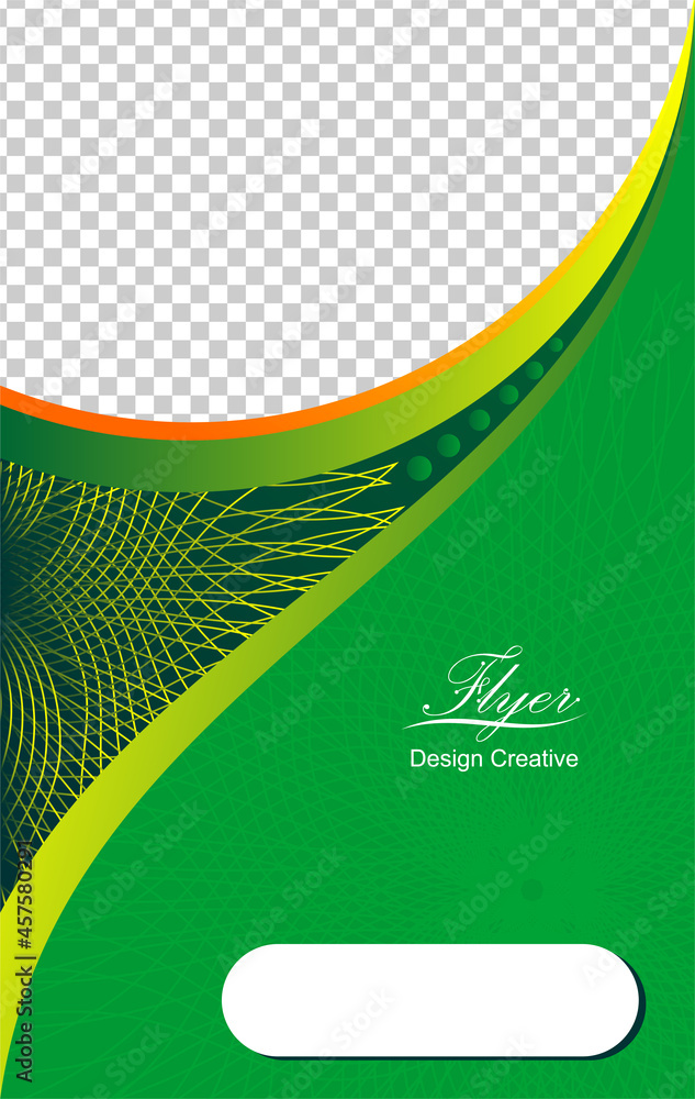 Brochure, flyer flyer, poster flyer, flyer cover. One-face vector fyer ...