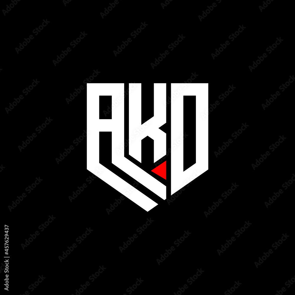 AKO letter logo abstract design. AKO unique design, AKO letter logo ...