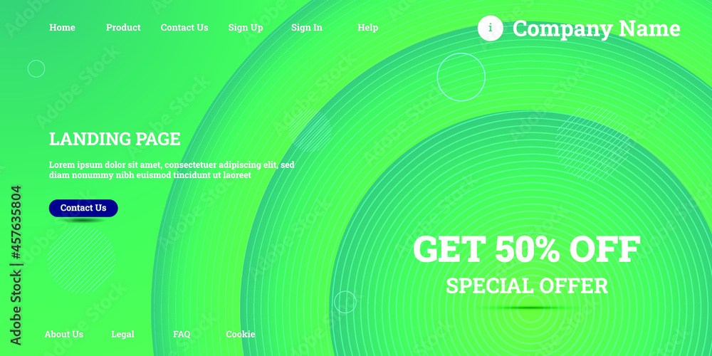 Editable abstract website background with attractive orange gradient ...