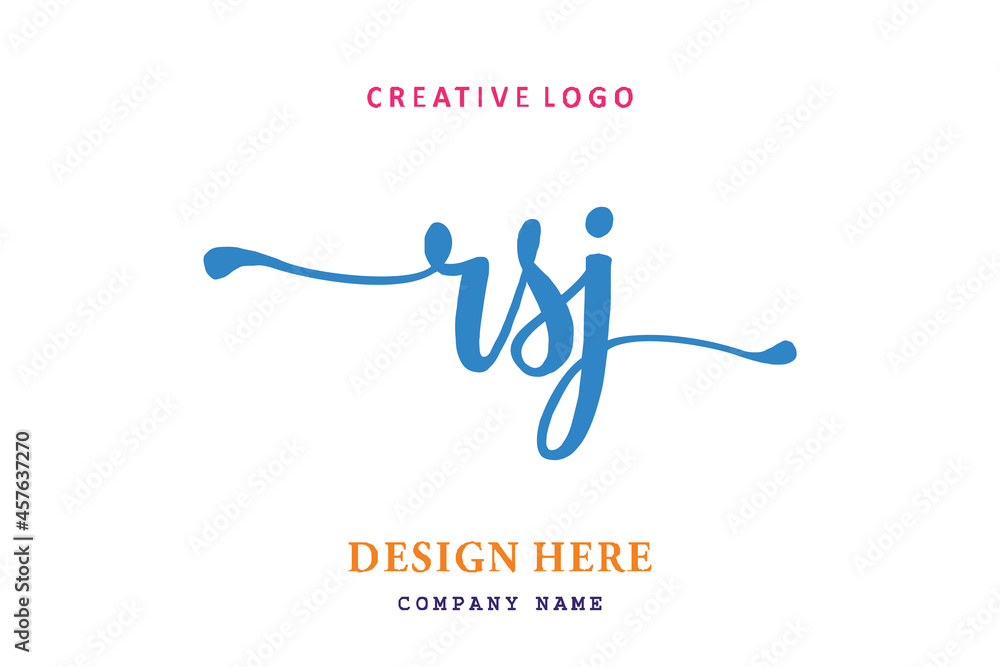 RSJ lettering logo is simple, easy to understand and authoritative ...