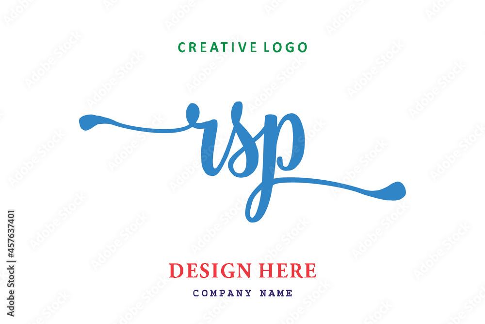 RSP lettering logo is simple, easy to understand and authoritative ...