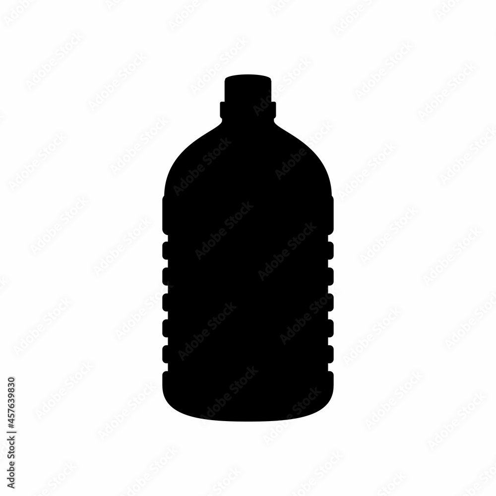 Gallon vector isolated on white background. gallon vector silhouette ...