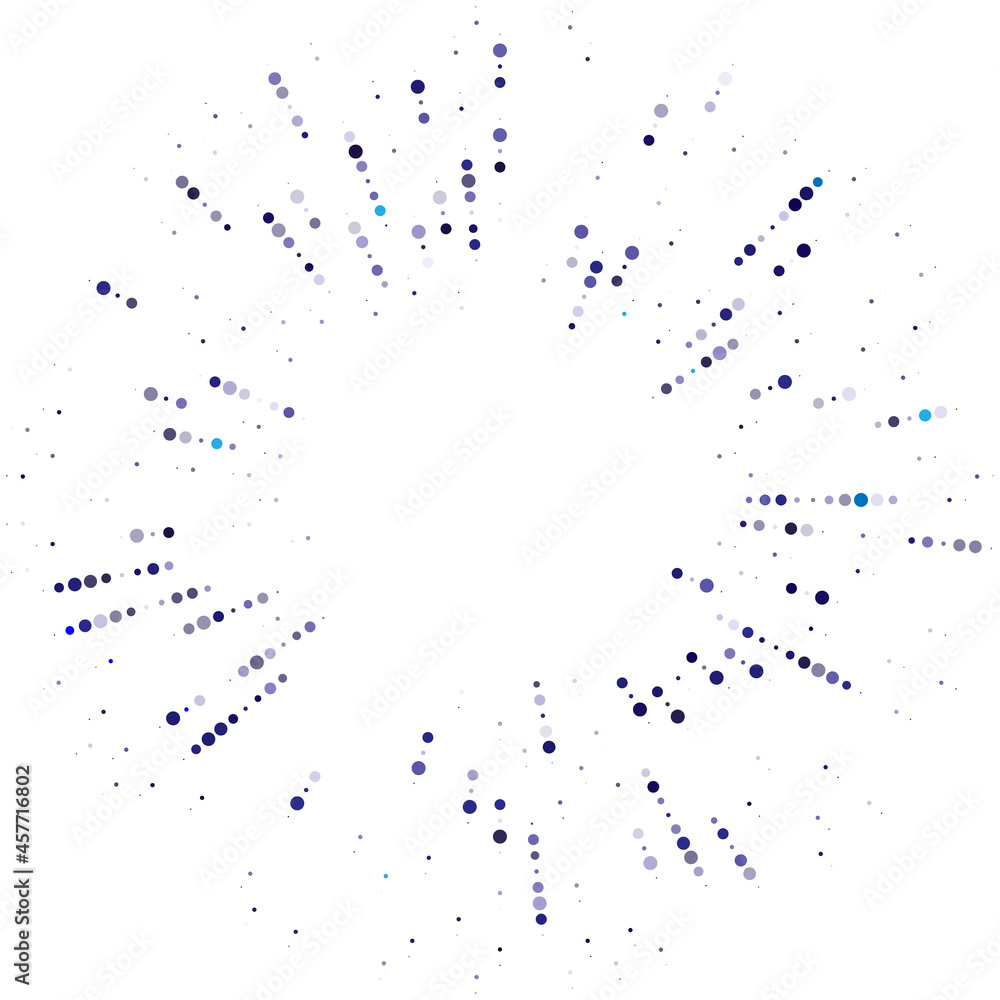 Colorful, colored random circles, dots, speckles and freckles ...