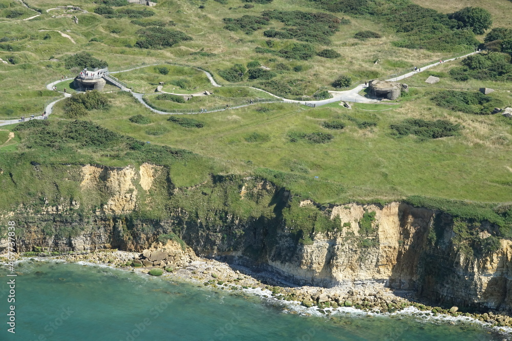 Foto de La point du Hoc, débarquement de Normandie, D Day, France do ...
