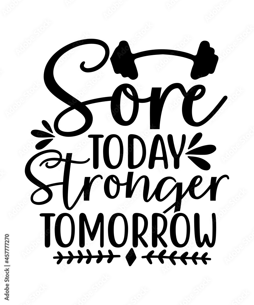 Workout Svg Bundle, Gym Svg, Fitness Svg, Exercise Svg, No Pain No Gain ...