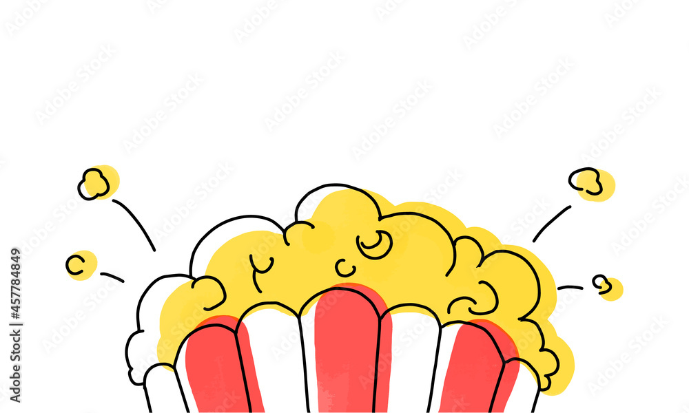 Popping Popcorn Clip Art