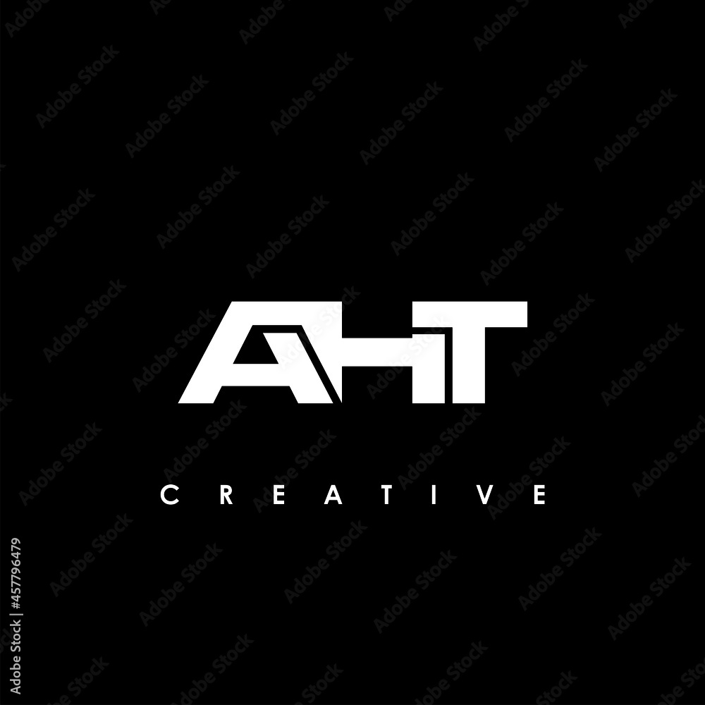 AHT Letter Initial Logo Design Template Vector Illustration Stock ...