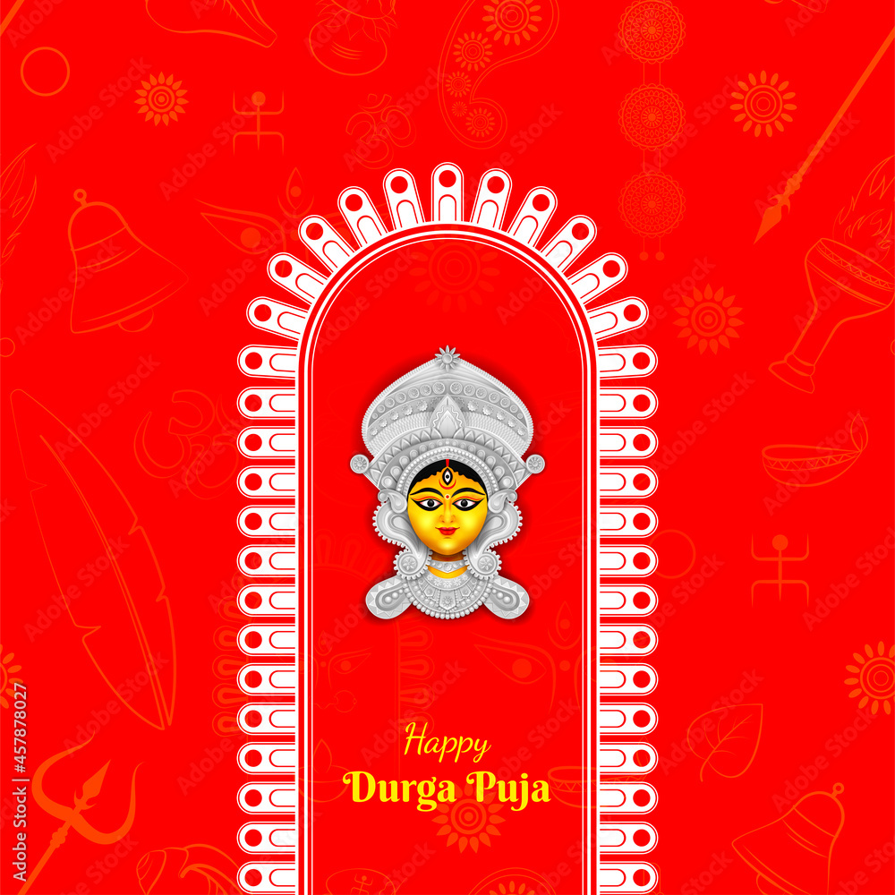 Banner Background Durga Puja at Amy Dieter blog