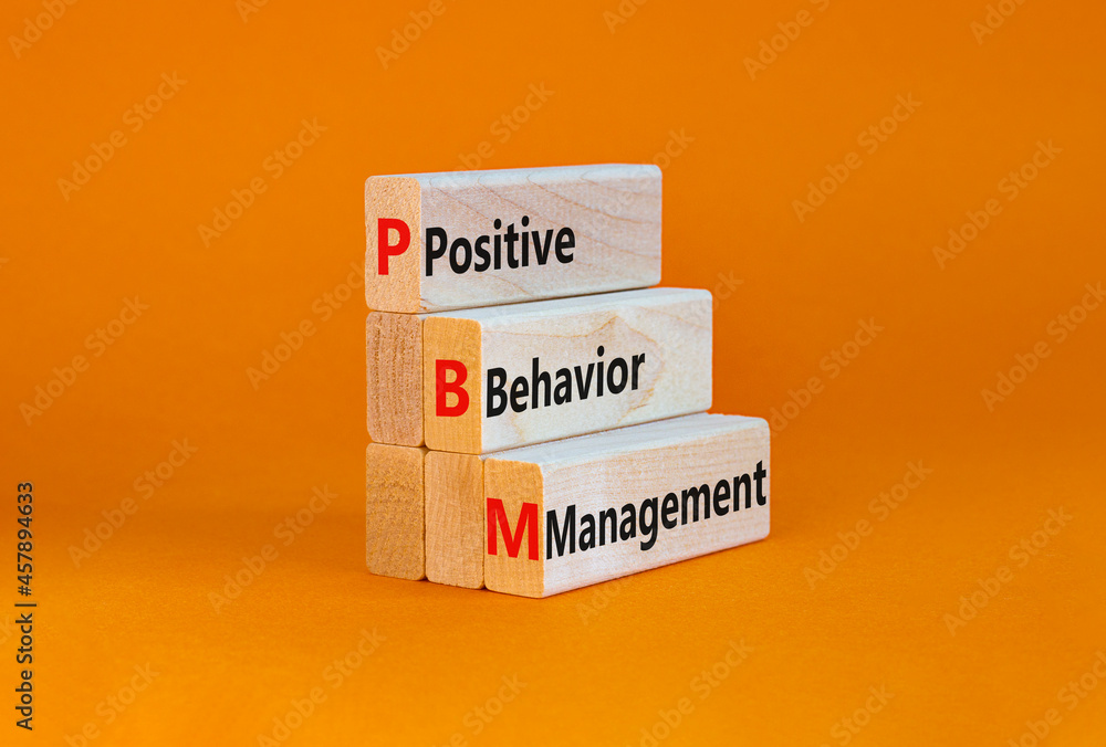 Positive behavior management symbol. Concept words Positive behavior ...