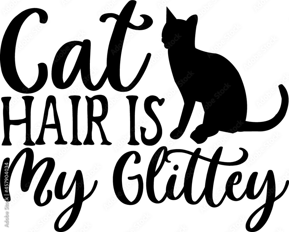 Cat SVG design Cut Files for Cutting Machines like Cricut Stock Vector ...