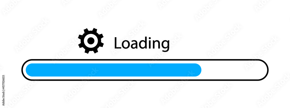 Cargando. Icono de barra de carga. Concepto de progreso de carga o ... Cargando. Icono de barra de carga. Concepto de progreso de carga o ...