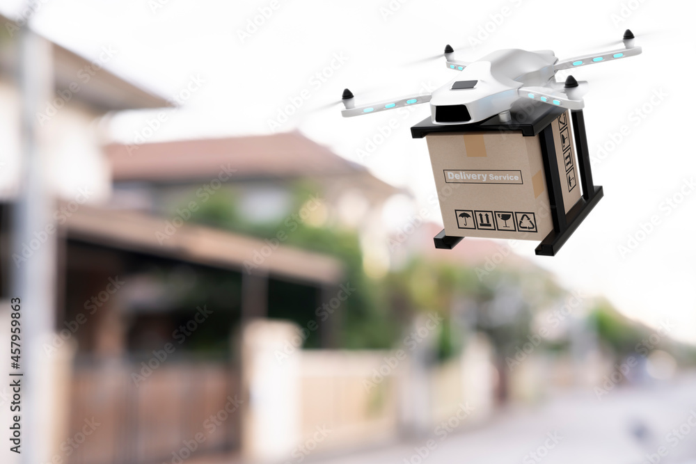 drone, carton, cardboard, box, logistics, packaging, package, survey ...