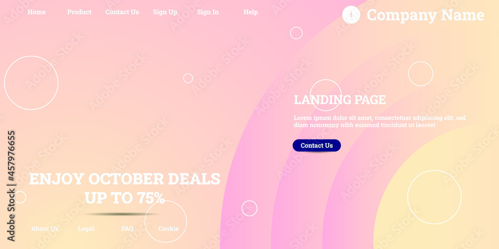 Editable abstract website background with attractive soft-pink gradient ...