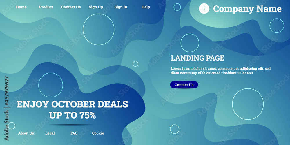 Editable abstract website background with attractive soft-blue gradient ...